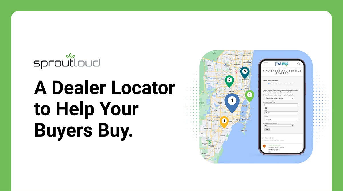 Dealer Locator - Brand-to-Local Marketing Platform | SproutLoud