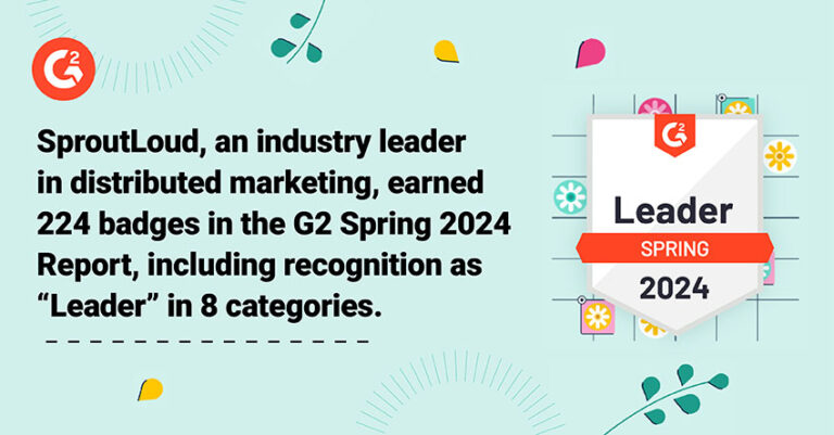 SproutLoud Named Leader in 8 Categories in G2 Spring 2024 Report